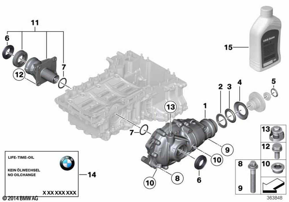 2011-2025 BMW Final Drive (Front Axle) 31508623110 | Retail Performance ...