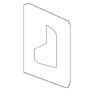 2008-2017 Mitsubishi Lancer Front Plate 5220C489 | Auto Parts