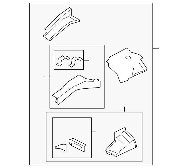 2008-2011 Mitsubishi Lancer Apron Assembly 5220C496 | Mitsubishi Parts ...