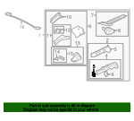 Genuine OEM Front Plate Part# 5220C489 Fits 2008-2017 Mitsubishi Lancer ...