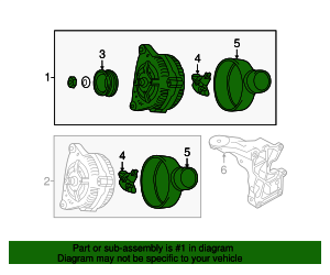 2011-2012 Audi A8 Quattro Alternator 079-903-015-RX | OEM Parts Online