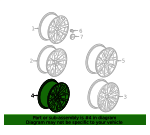 2020-2024 Cadillac CT5 19x8.5 Aluminum Wheel 84004241 GM ...