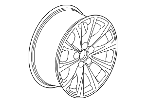 2020-2024 Cadillac CT5 18x8.5 Aluminum Wheel 84004237 GM ...