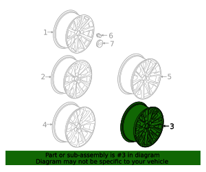 2020-2022 Cadillac CT5 18x8.5 Aluminum Wheel 84004235 | GMPartsDirect.com