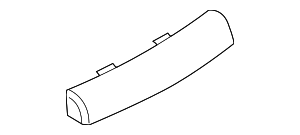 51166963905 - 2007-2013 BMW Console Body Front Cover (51-16-6-963-905 ...