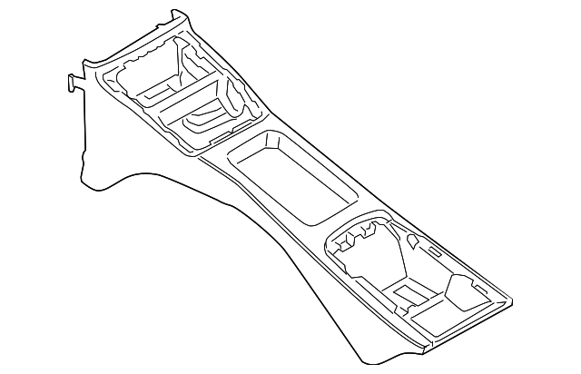 2007-2013 BMW Console Body 51-16-6-963-897 | OEM Parts Online