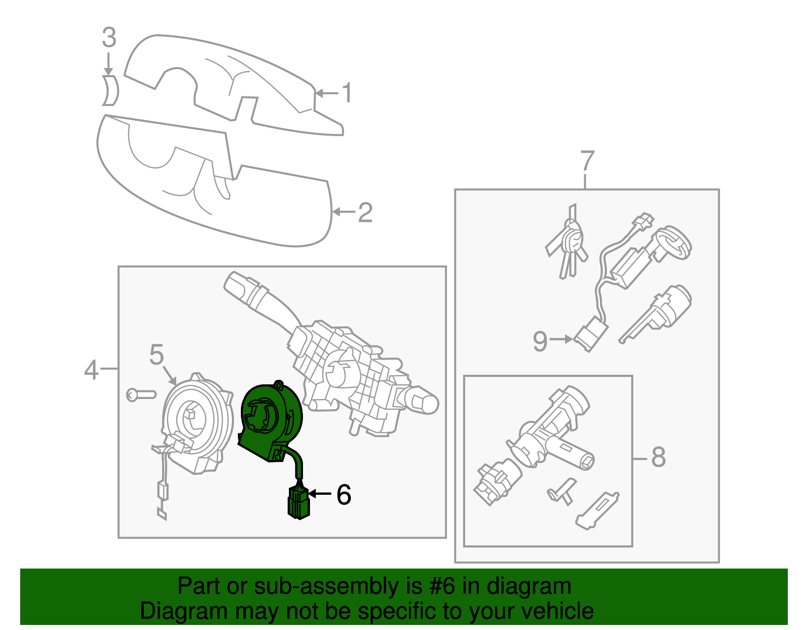 2004-2009 Kia Amanti Angular Velocity Sensor 93480-3F000 | Retail ...
