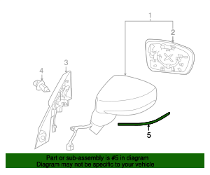 2015-2021 Nissan GT-R Stripe - Passenger Side (RH) 99044-89S0A ...