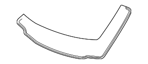 73126-TA0-000 - Rubber A Front Windshield Dam - 2008-2012 Honda Accord ...