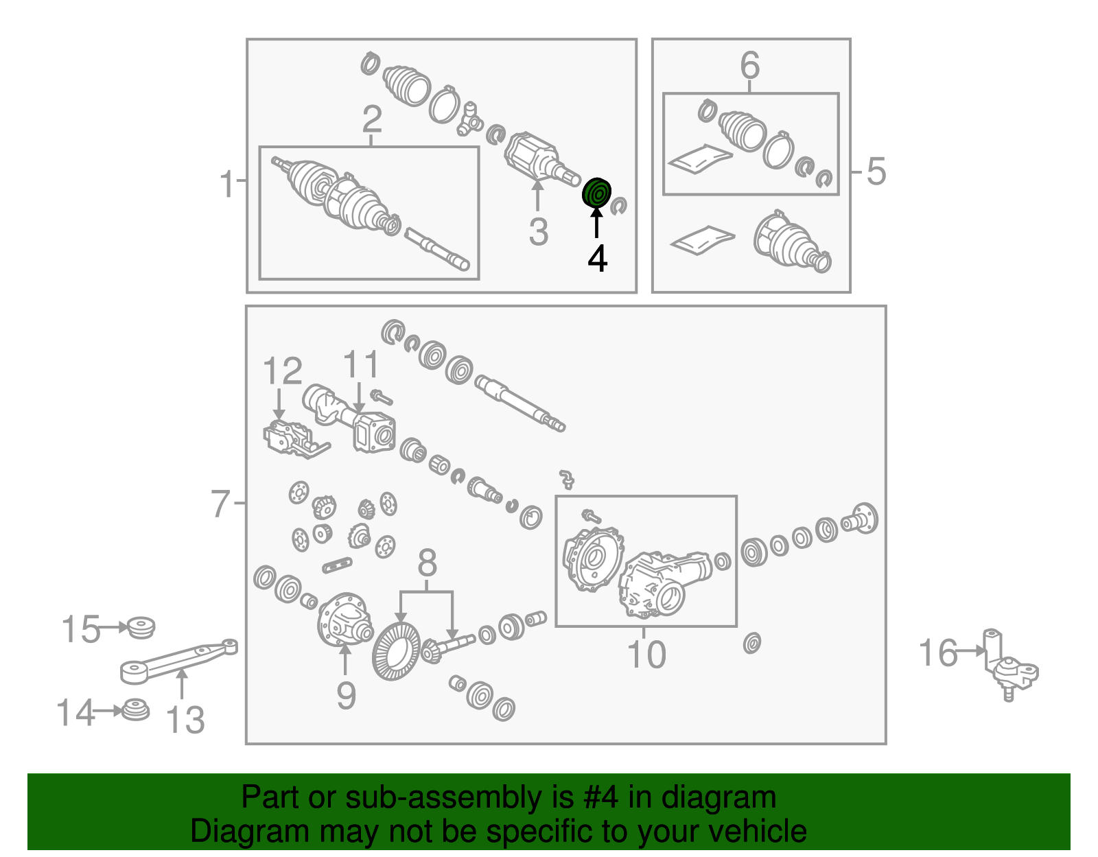 1996-2024 Toyota Cover 41336-35020 | Toyota Parts Center