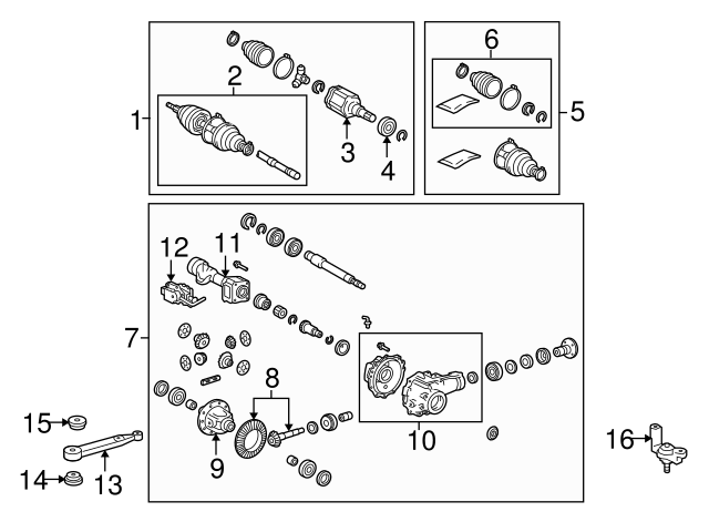Genuine Toyota CV Axle (Left, Right, Front) REQUIRES UPDATED AXLE NUT ...