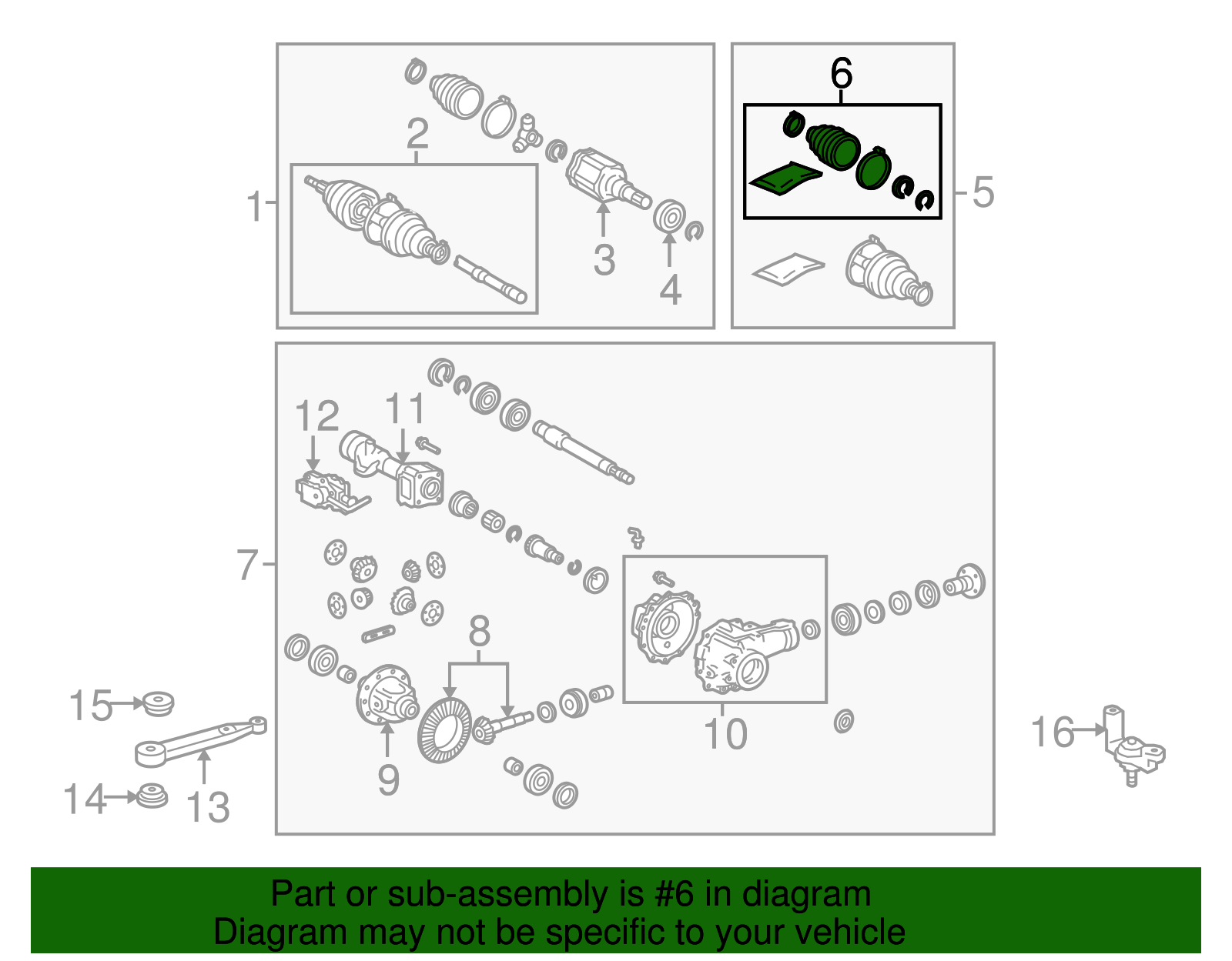 2010-2025 Toyota Boot Kit 04437-60091 | Toyota Parts Center