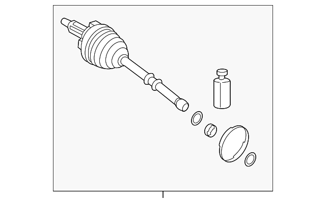 2022-2023 Genesis GV70 Outer Cv Joint 495L1-AR100 | OEM Parts Online