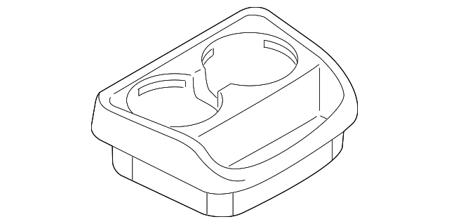 Genuine BMW 51-16-6-825-793 | Rear Cup-Holder | FREE Shipping on Most ...
