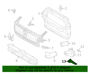 51-64-7-422-299 - Side Duct Lower Bracket - 2020-2024 BMW | BMW Parts ...