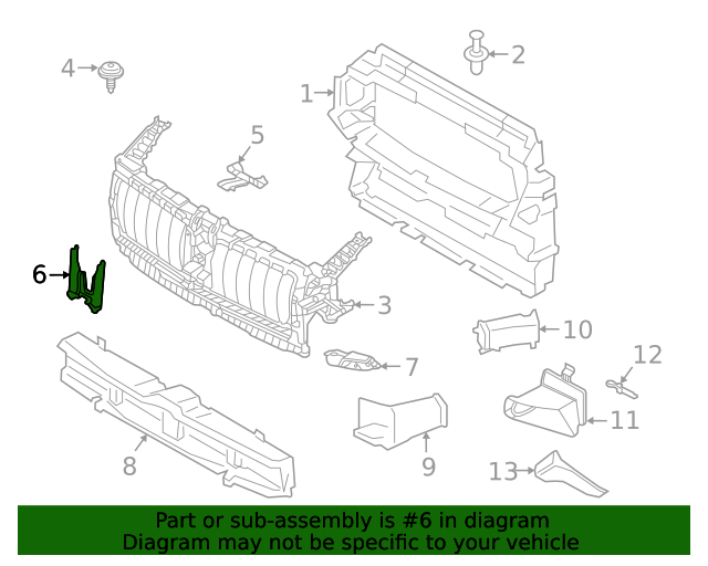 2021-2024 BMW Covering center 51-74-9-854-484 | AutoNation Parts