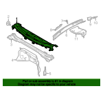 2020-2024 Ford Cowl Top Panel LK4Z-6102012-A | OEM Parts Online