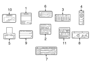 2008-2016 Toyota AC Label 88723-02150 | Toyota Parts Center