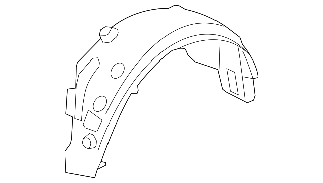 2009-2015 Honda Pilot Wheelhouse Liner 74551-SZA-A00 | OEM Parts Online