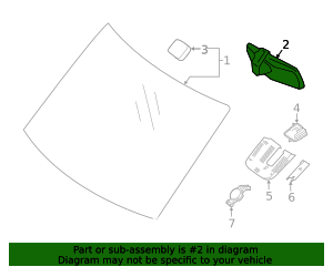 91081088019051 - Mirror Inside 2019-2024 Mercedes-Benz | Mercedes-Benz ...