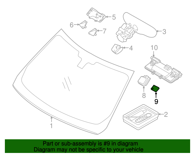 LR058011 - Humidity Sensor - 2012-2020 Land-Rover | Land Rover Parts Now