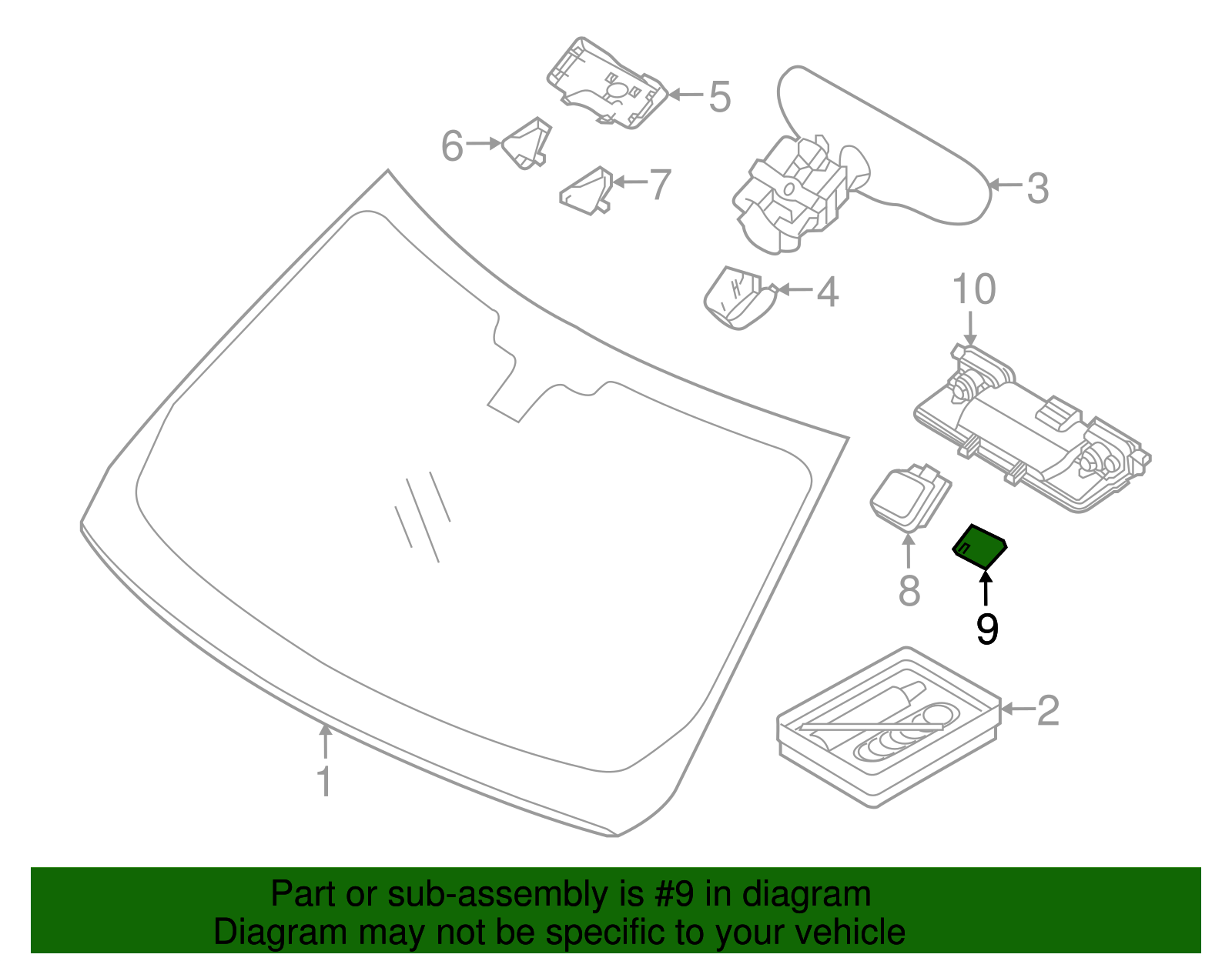LR058011 - Humidity Sensor - 2012-2020 Land-Rover | Land Rover Parts Now
