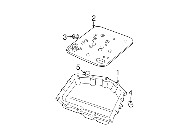 2003-2012 Mopar Transmission Oil Filter 68059549AA | TascaParts.com