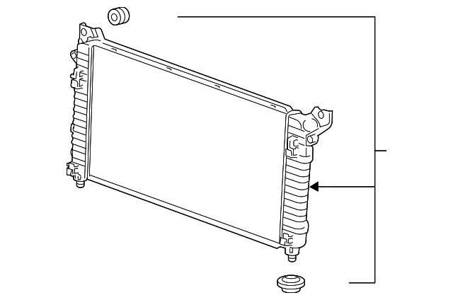 2015-2020 GM Radiator 84164905 GM | GMPartsDirect.com
