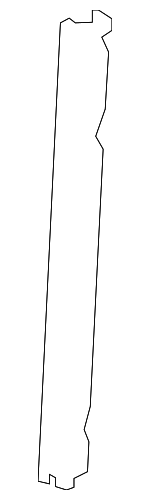 2014-2020 GM Driver Side Radiator Air Baffle 23435604 GM ...