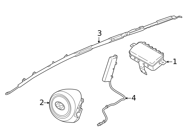 2022-2024 Hyundai Ft Seat Air Bag 80610-CW000 | OEM Parts Online