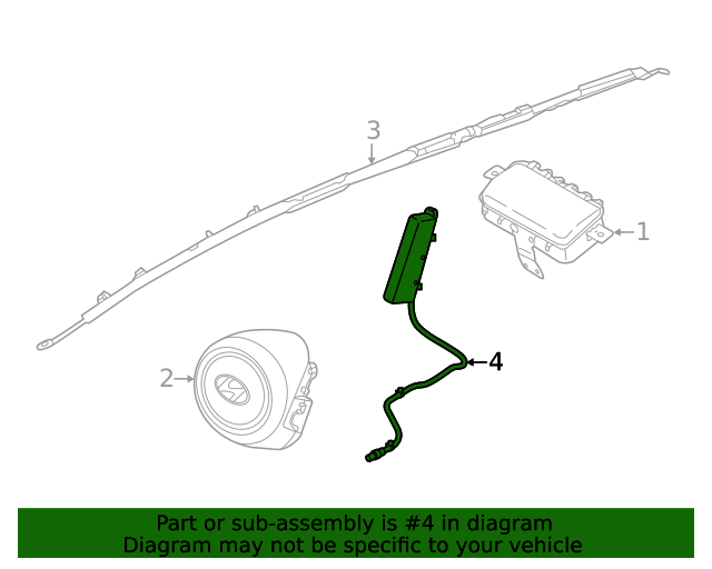 2022-2024 Hyundai Ft Seat Air Bag 80610-CW000 | OEM Parts Online