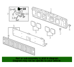 2019-2024 GM Bed Tailgate Step Light For Multi-Pro 84347814 GM ...