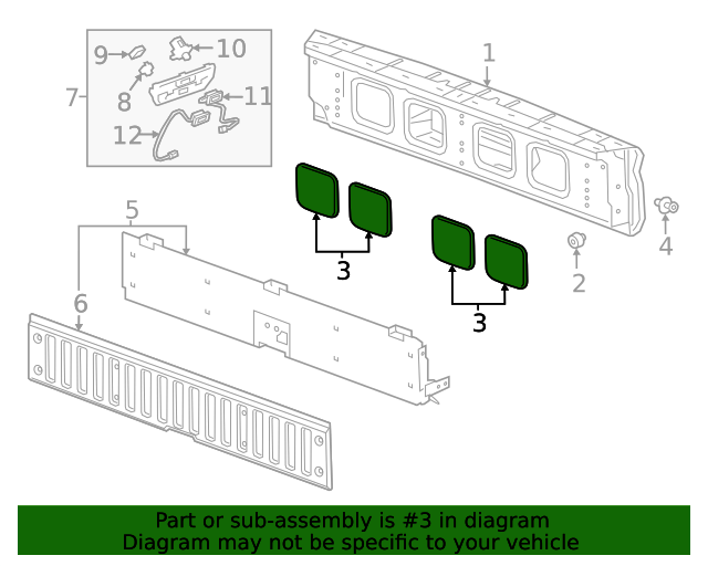 2019-2024 GM Body Access Plug 84524615 GM | GMPartsDirect.com