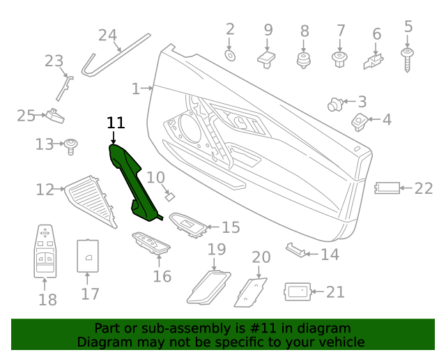 51417449460 - 2019-2021 BMW Z4 Pull Handle (51-41-7-449-460) | BMW of ...