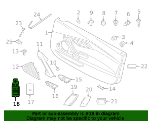 61316809279 - 2019-2023 BMW Window Switch (61-31-6-809-279) | BMW of ...