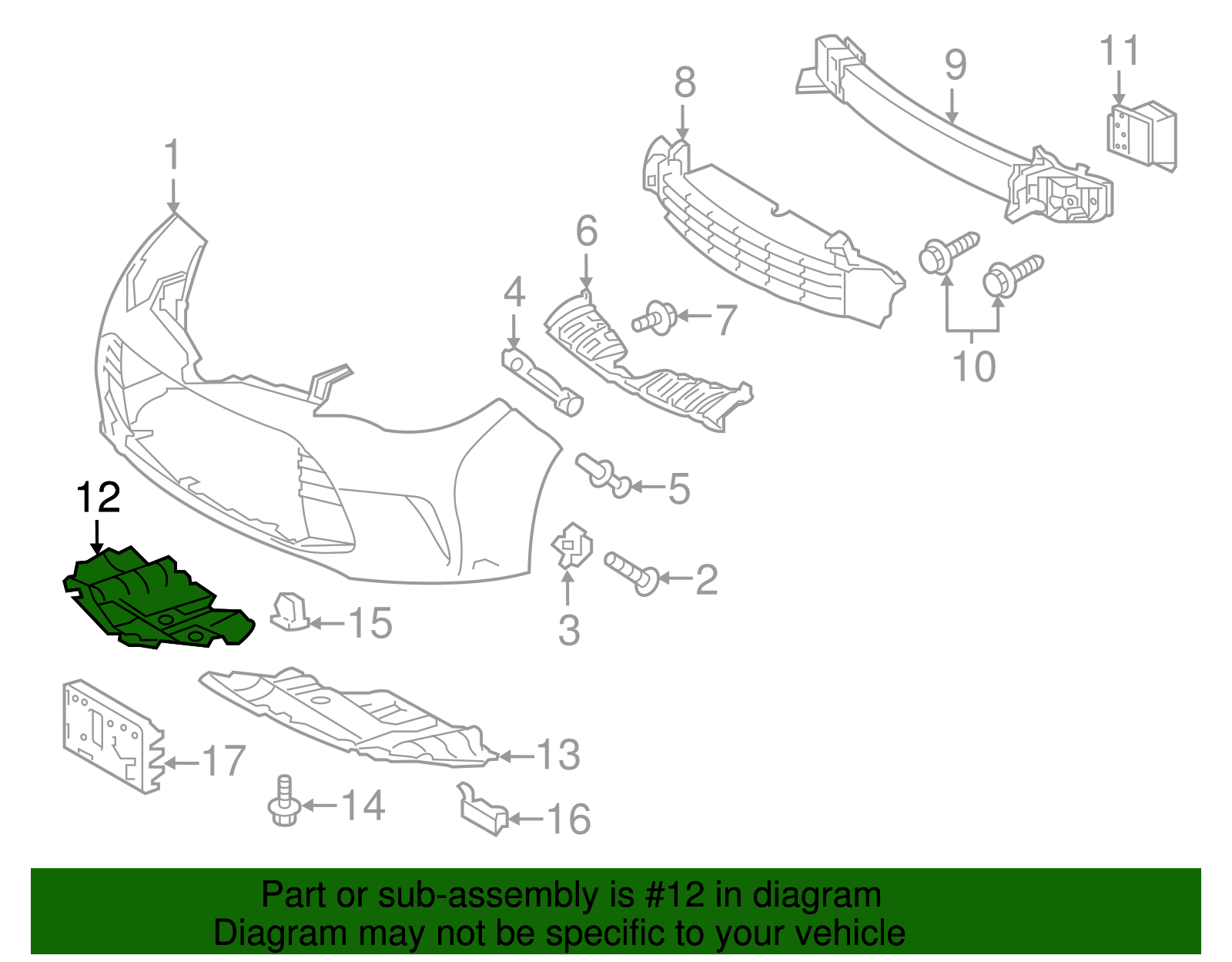 Genuine Toyota Under Cover part# 51441-07040 for 2016-2018 Toyota ...