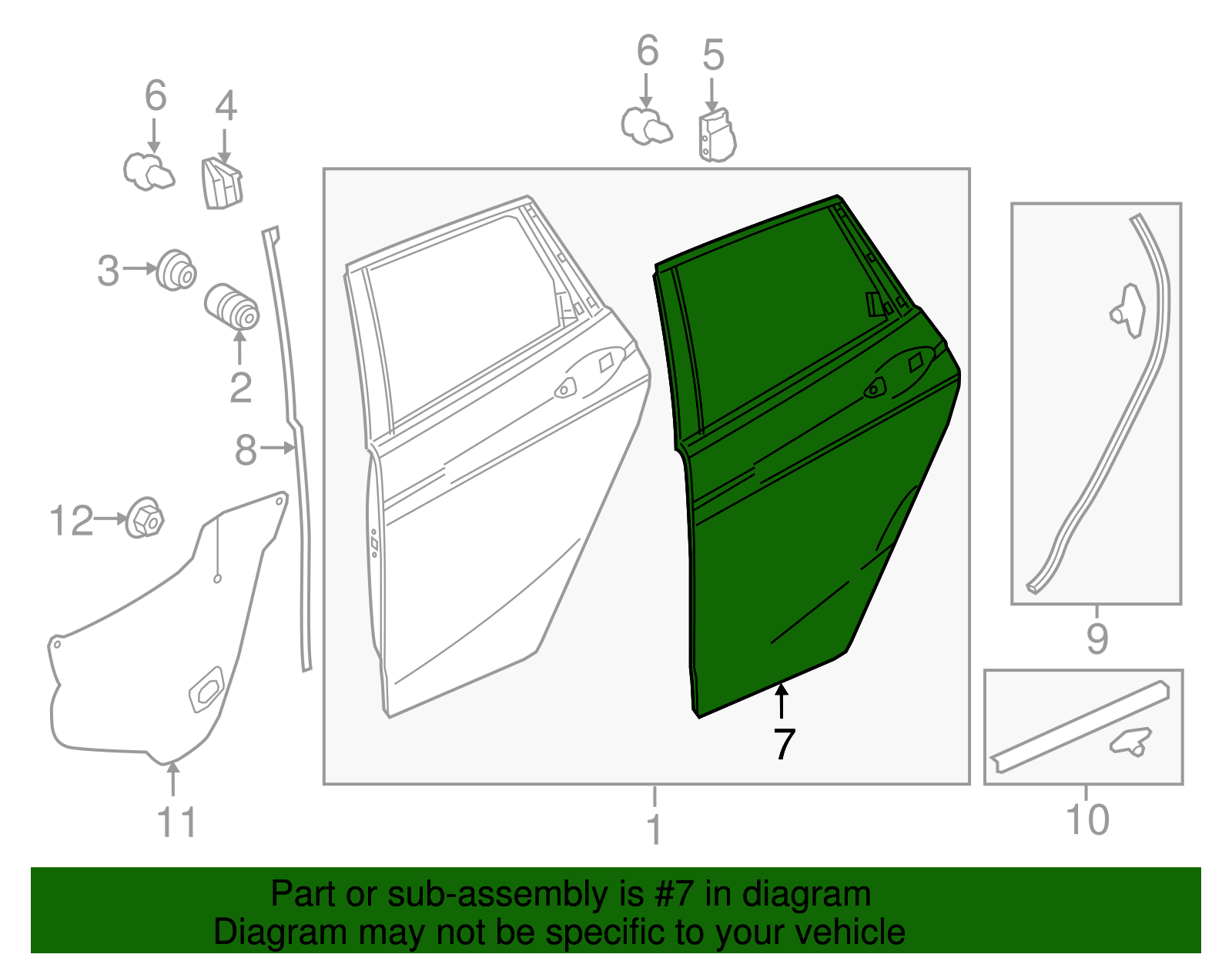 67611-T5R-A01ZZ - Outer Panel 2016-2020 Honda Fit | Honda Parts Online