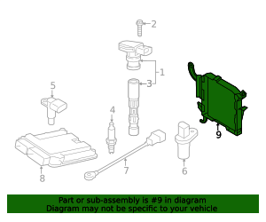 8W0-907-647-A - ECM Bracket 2017-2023 Audi | Audi OEM Parts