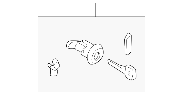 2002-2004 Kia Spectra Lock Cylinder - Driver's Side (LH) 0K2NA-76920A ...