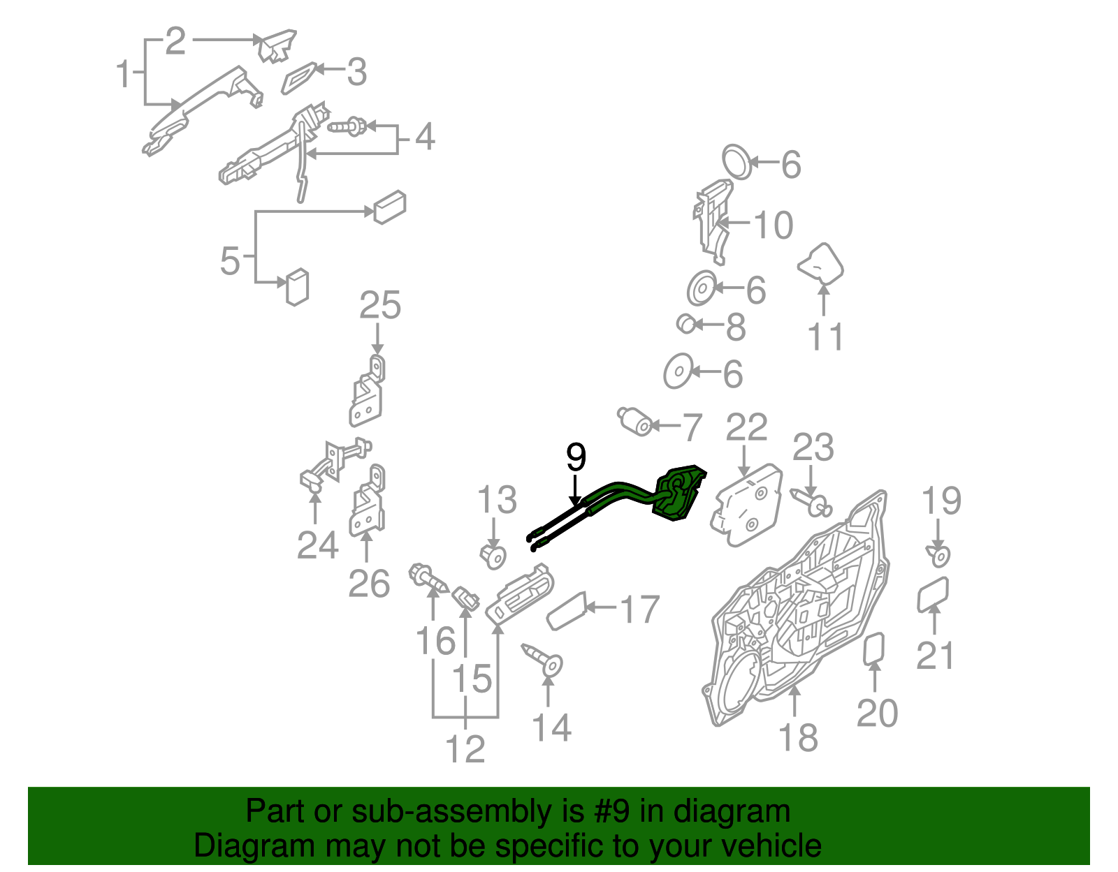 2010-2013 Mazda 3 Lock Assembly BCS358310D | Retail Performance Auto Parts