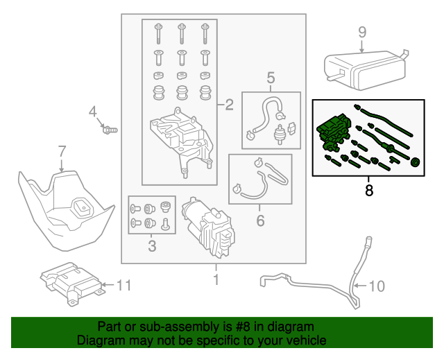2017-2020 Audi Valve Assembly 4M0-616-013-B | Audi USA Parts