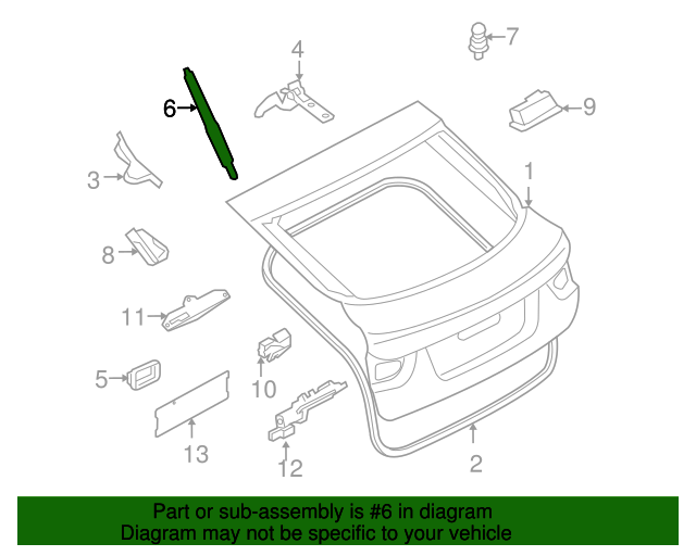 Genuine BMW 51-24-7-201-940 | Lift Cylinder | FREE Shipping on Most ...