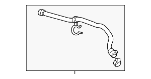2010-2016 Porsche Panamera Vent Hose 970-110-259-71 | Porsche Marin
