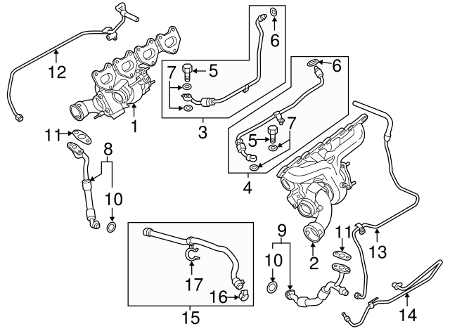 2010-2016 Porsche Panamera Vent Hose 970-110-259-71 | Porsche Marin