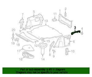 2002-2005 Mercedes-Benz Side Panel 203-690-35-49-9051 | MB OEM Parts