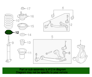 2015-2020 GM Coil Spring Insulator 20841899 GM | GMPartsDirect.com