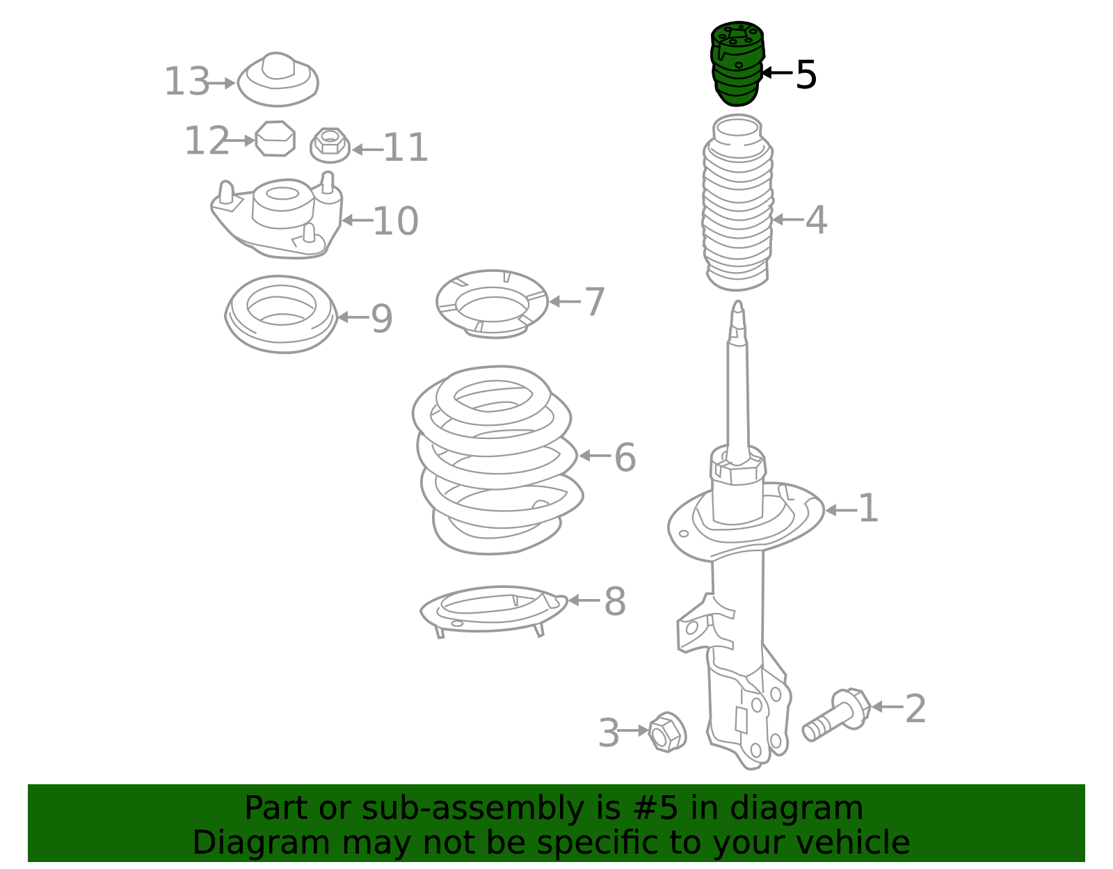 54626-AA000 - Strut Bumper 2023-2025 Kia Seltos | Kia.Parts Store