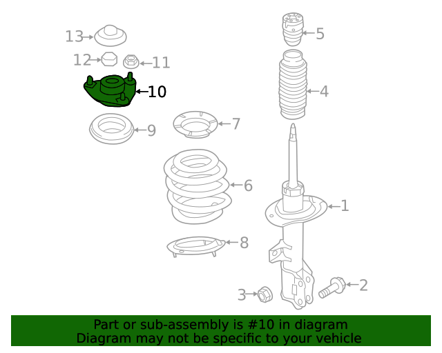 54610-Q5000 - Upper Insulator 2021-2023 Kia Seltos | Kia.Parts Store