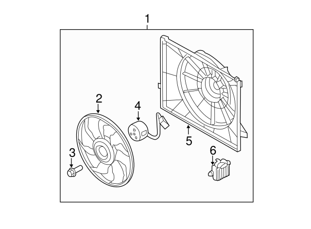 2011-2014 Hyundai Sonata Fan Motor 25386-3R170 | OEM Parts Online