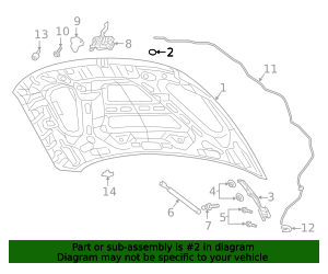 2019 Ram 2500 Hood Pad 68247787AA | TascaParts.com
